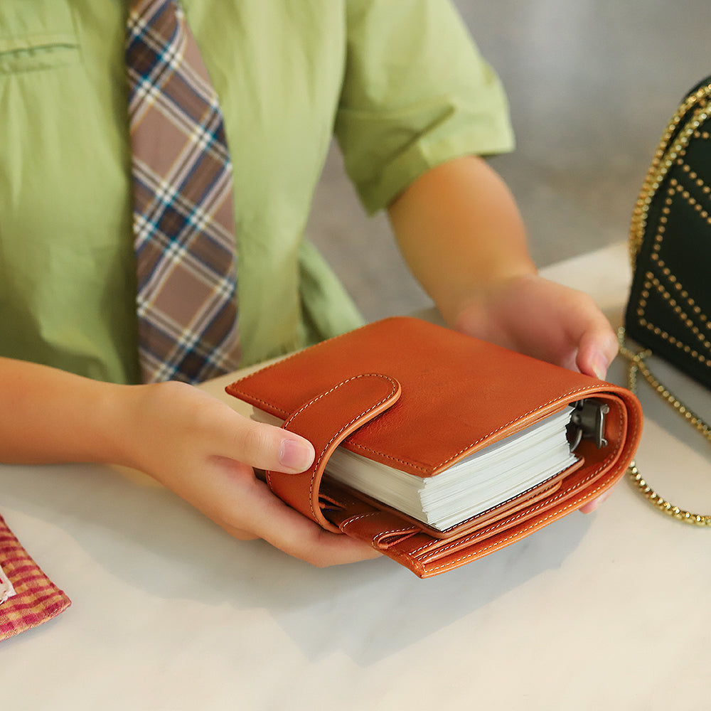 Moterm Luxe 2.0 Rings Planner - Pocket (Vegetable Tanned Leather)