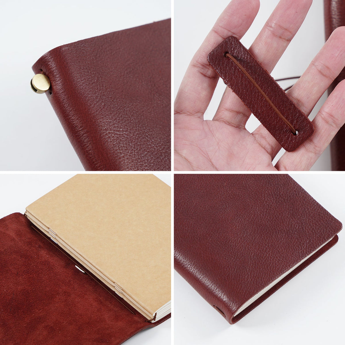Moterm Compact Traveler Notebook Cover - A5 (Vegetable Tanned Leather)