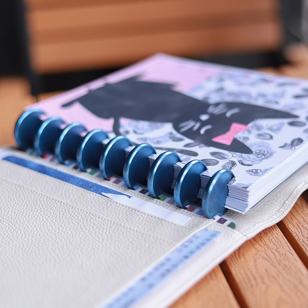 Moterm Discbound Leather Cover for Happy planner - Classic size (Pebbled)