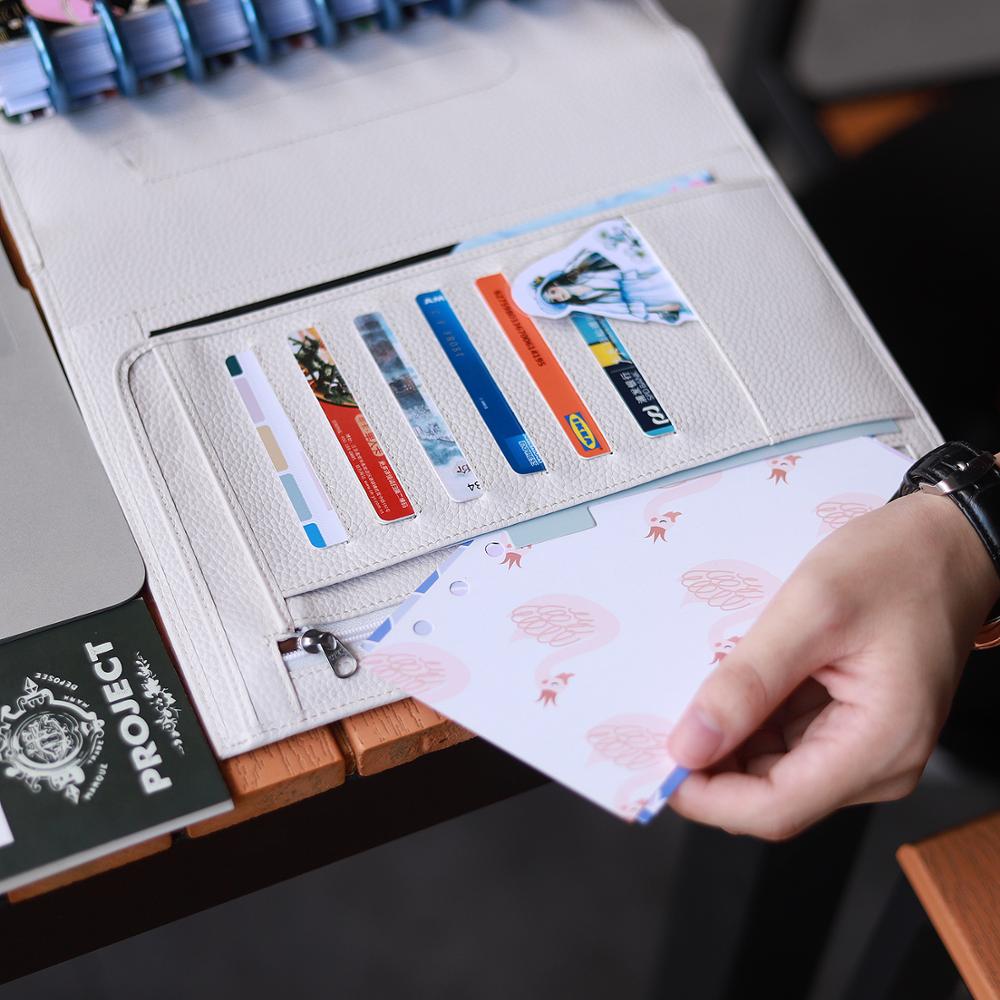 Moterm Discbound Leather Cover for Happy planner - Classic size (Pebbled)