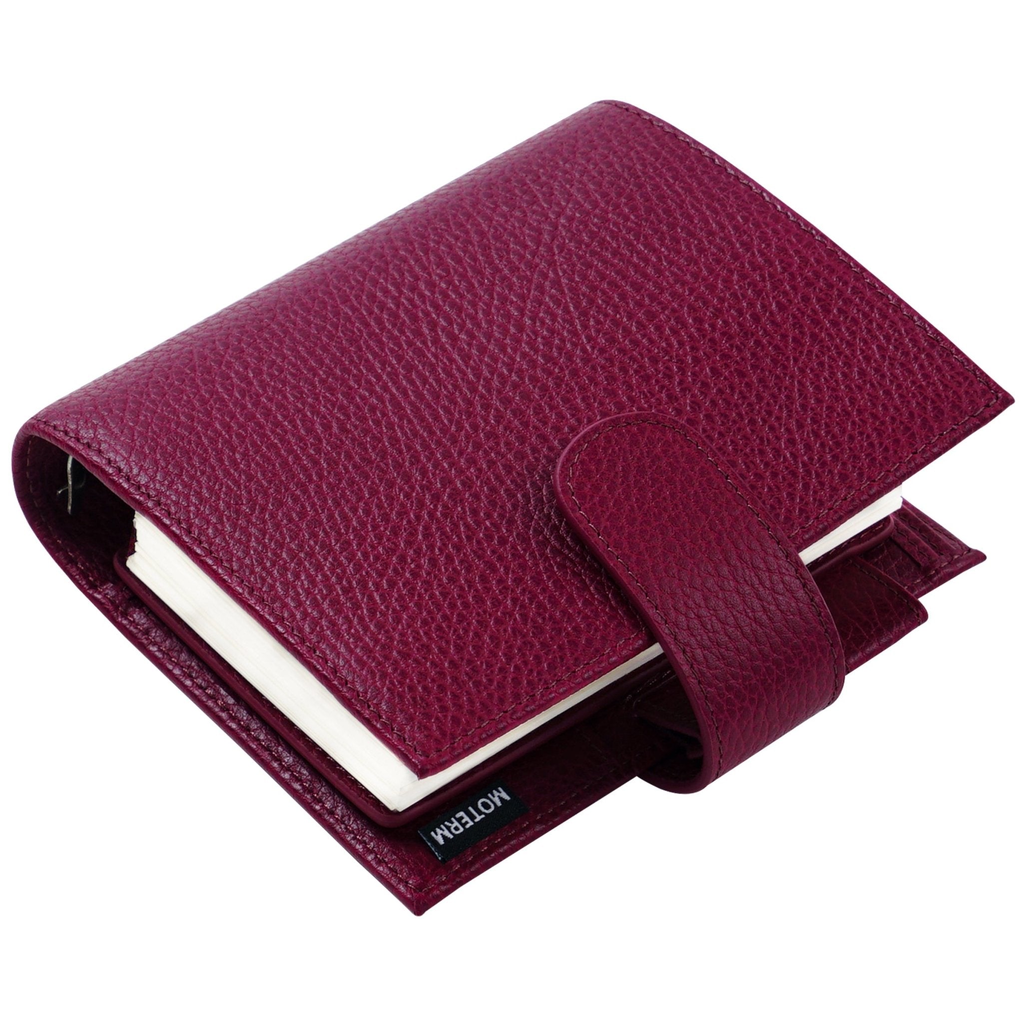 Moterm Firm Pebbled Grain Leather - Beetroot Color